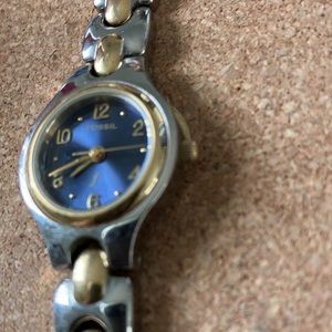 Fossil | Jewelry | Fossil Watch Blue Face Keeps Perfect Time New ...
